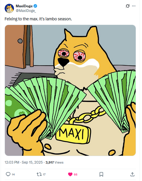 Discover the Next 1000x Crypto, 18 September — Maxi Doge, Virtuals ...